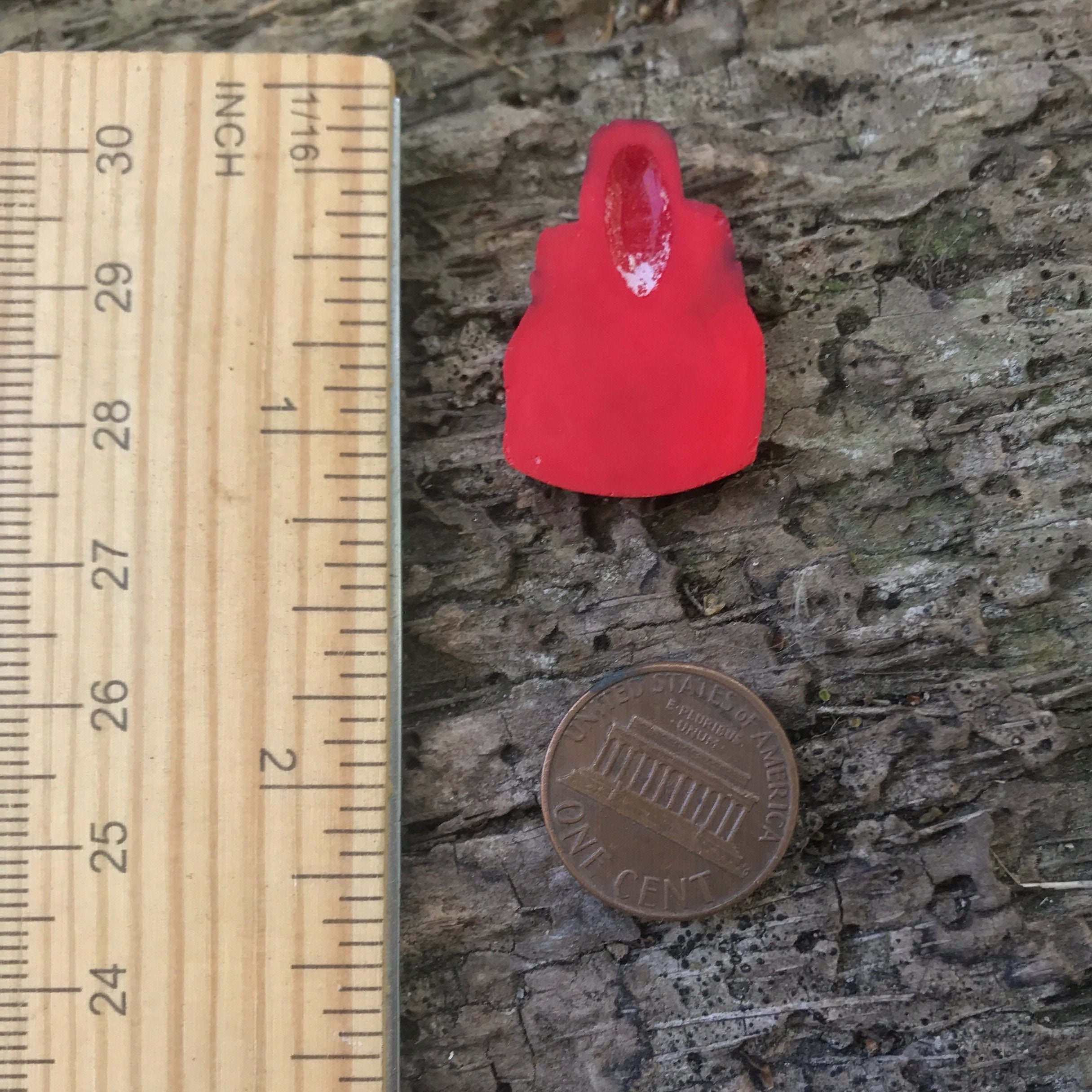 Buy Vintage German Bearded Buddha Red Gold and Black Glass Online in ...