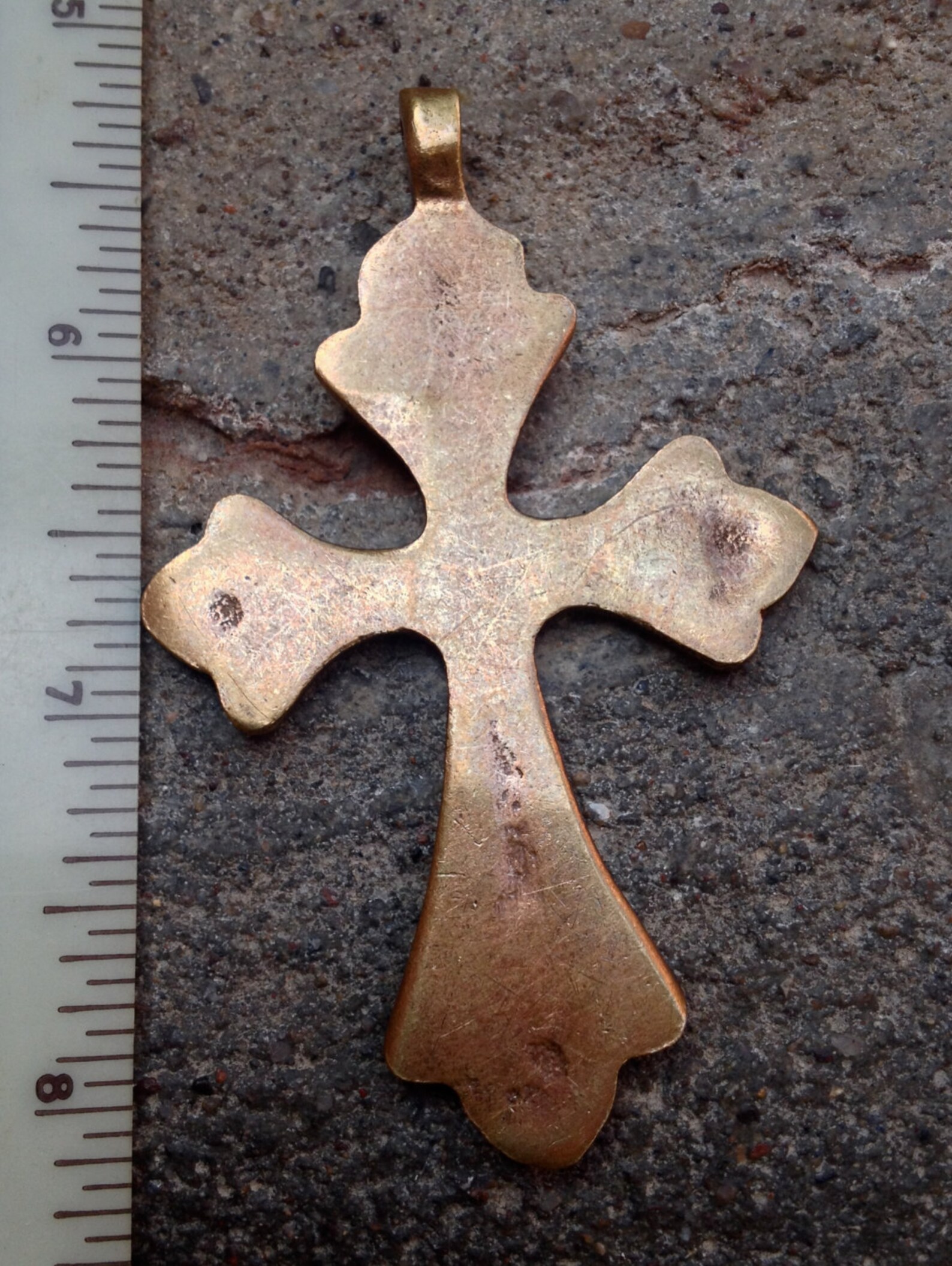 Large Ornate Brass Cross Pendant 3 Inches 75 Mm | Etsy