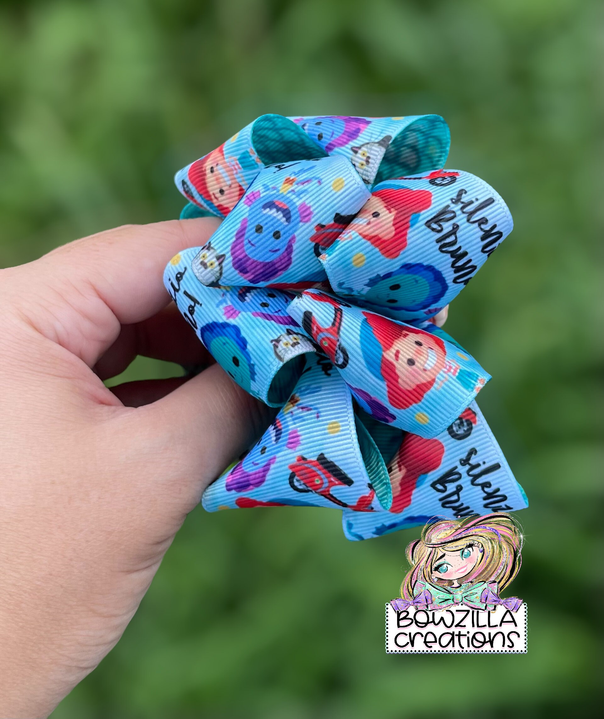 Sea Monster Hair Bow Water Monster Bow Sea Monster Clip - Etsy