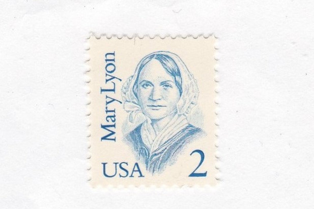 Mary Lyon 2c Unused Vintage 1987 Postage Stamps for Mailing ...