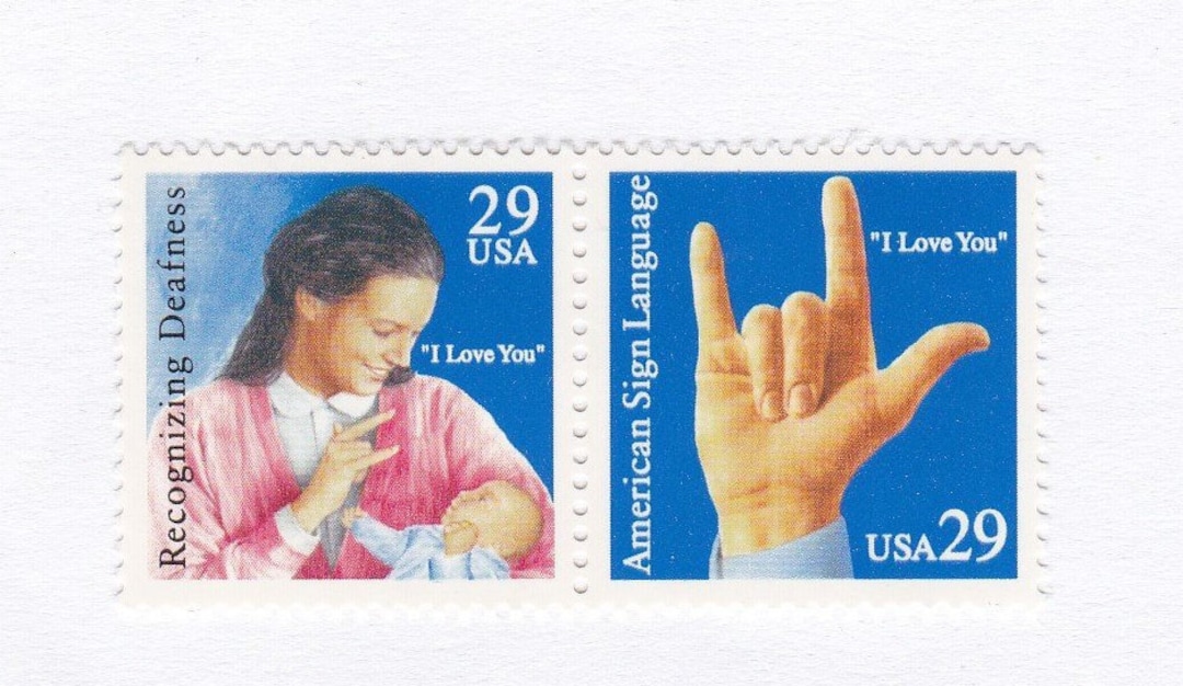 American Sign Language 29c Unused Vintage 1993 Postage Stamps for ...