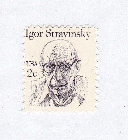 Igor Stravinsky 2c Unused Vintage 1982 Postage Stamps for Mailing ...