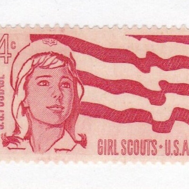 Girl Scout Stamp - Etsy