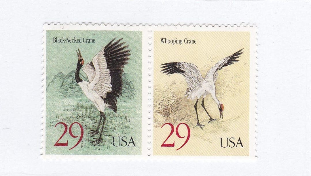 Crane 29c Unused Vintage 1994 Postage Stamps for Mailing - Collecting ...