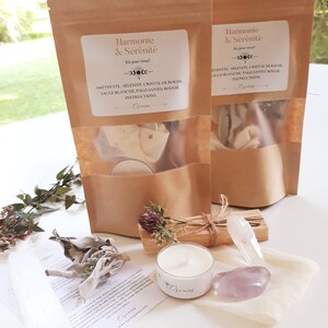 Harmony Ritual Kit Healing Stone Box Lithotherapy Crystal - Etsy