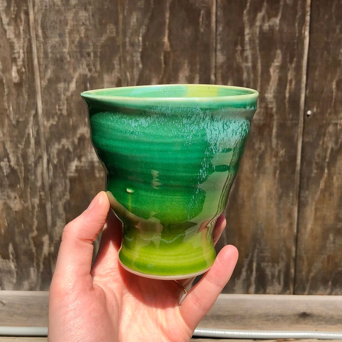 Green porcelain cup handmade porcelain cup handmade ceramic | Etsy