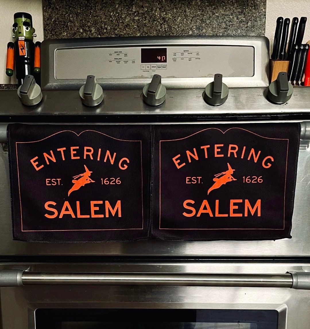 Entering Salem Hand Towels - Etsy