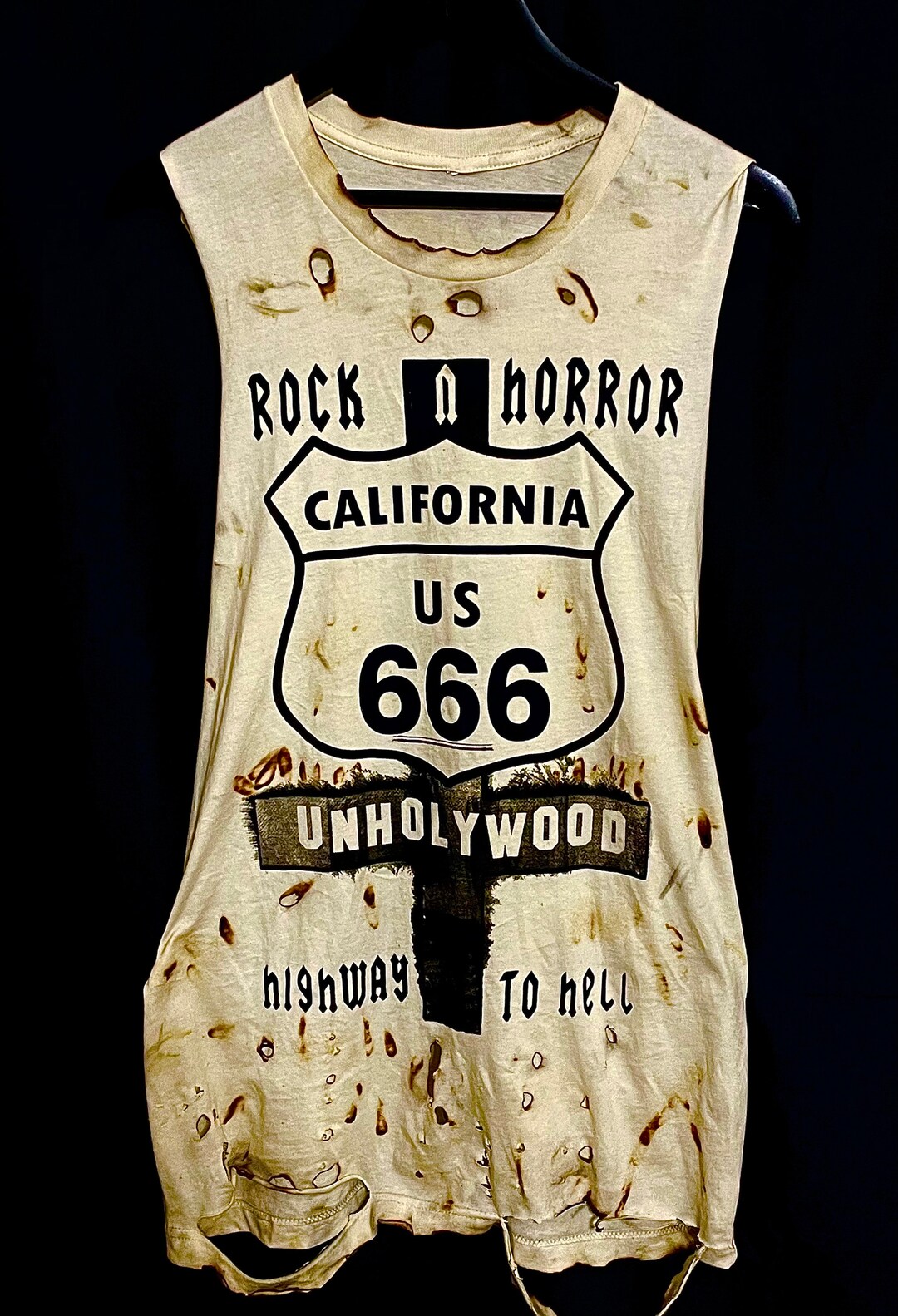 Burnt Route 666 - Etsy