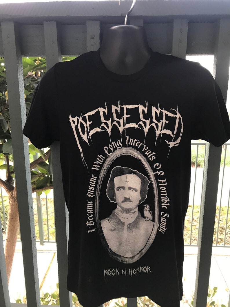 POESSESSED Edgar Allan Poe Tee - Etsy