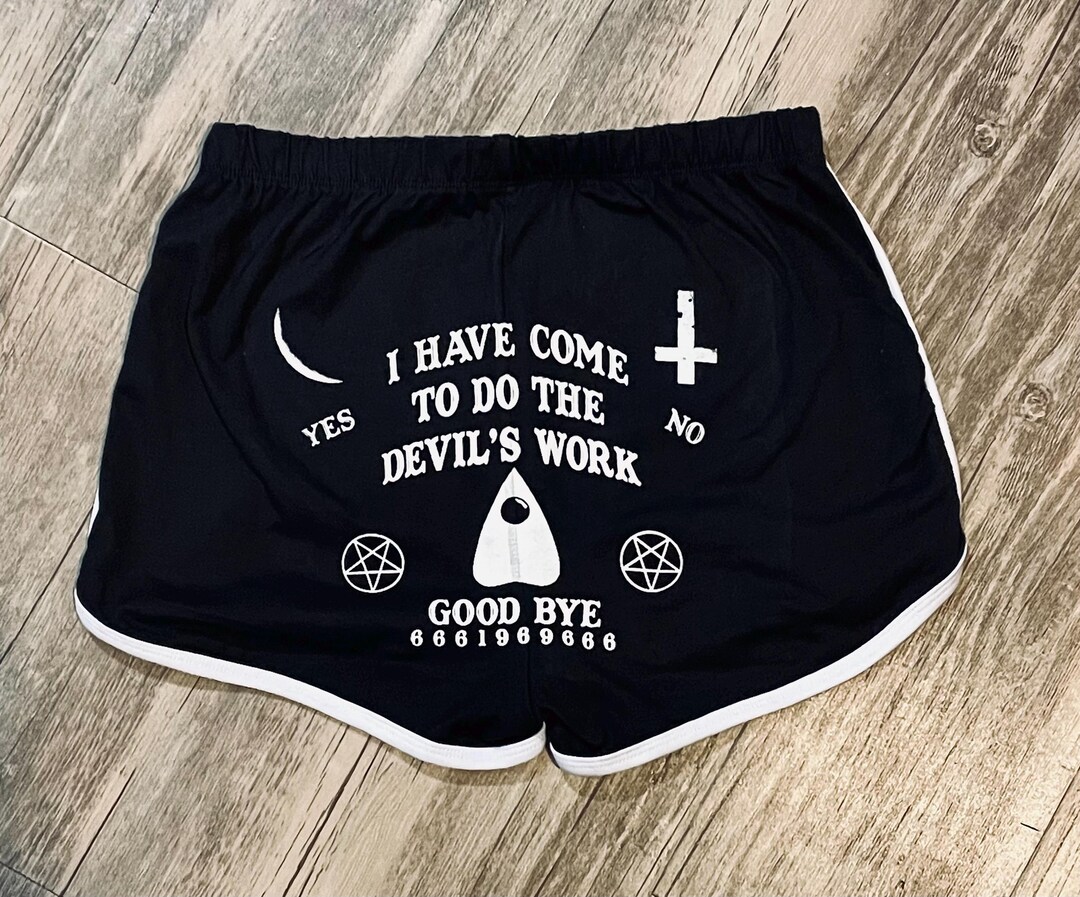 The Devil’s Work - Dolphin Shorts - Etsy
