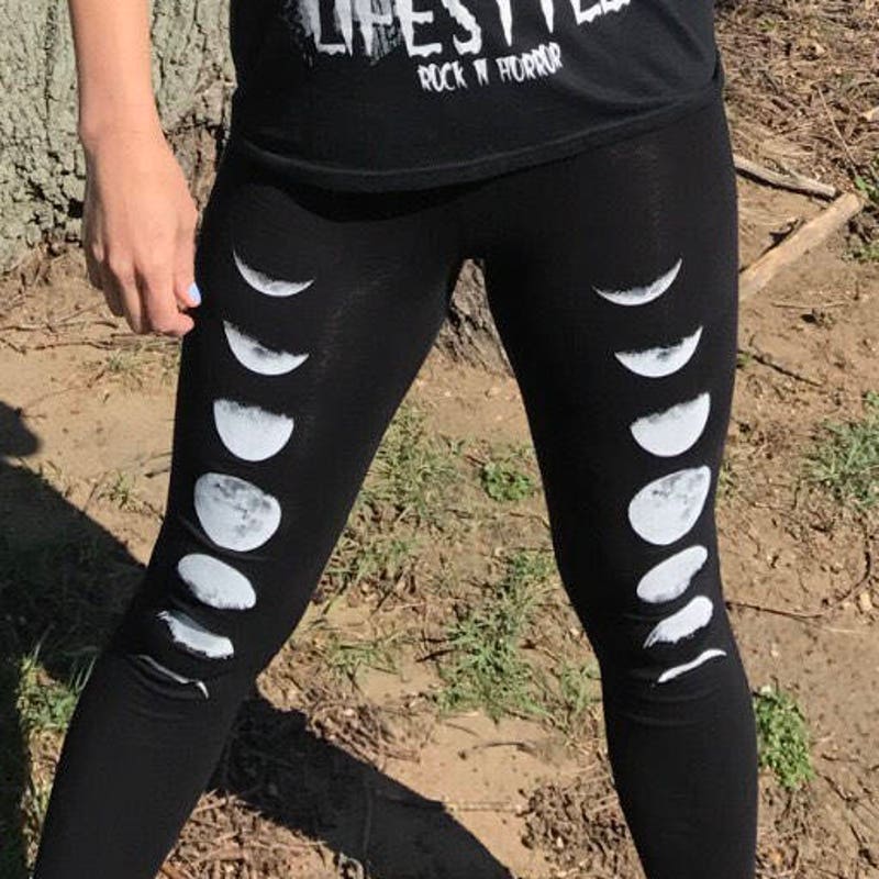 Moon Phase Leggings - Etsy