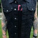 REDRUM Denim Vest - Etsy