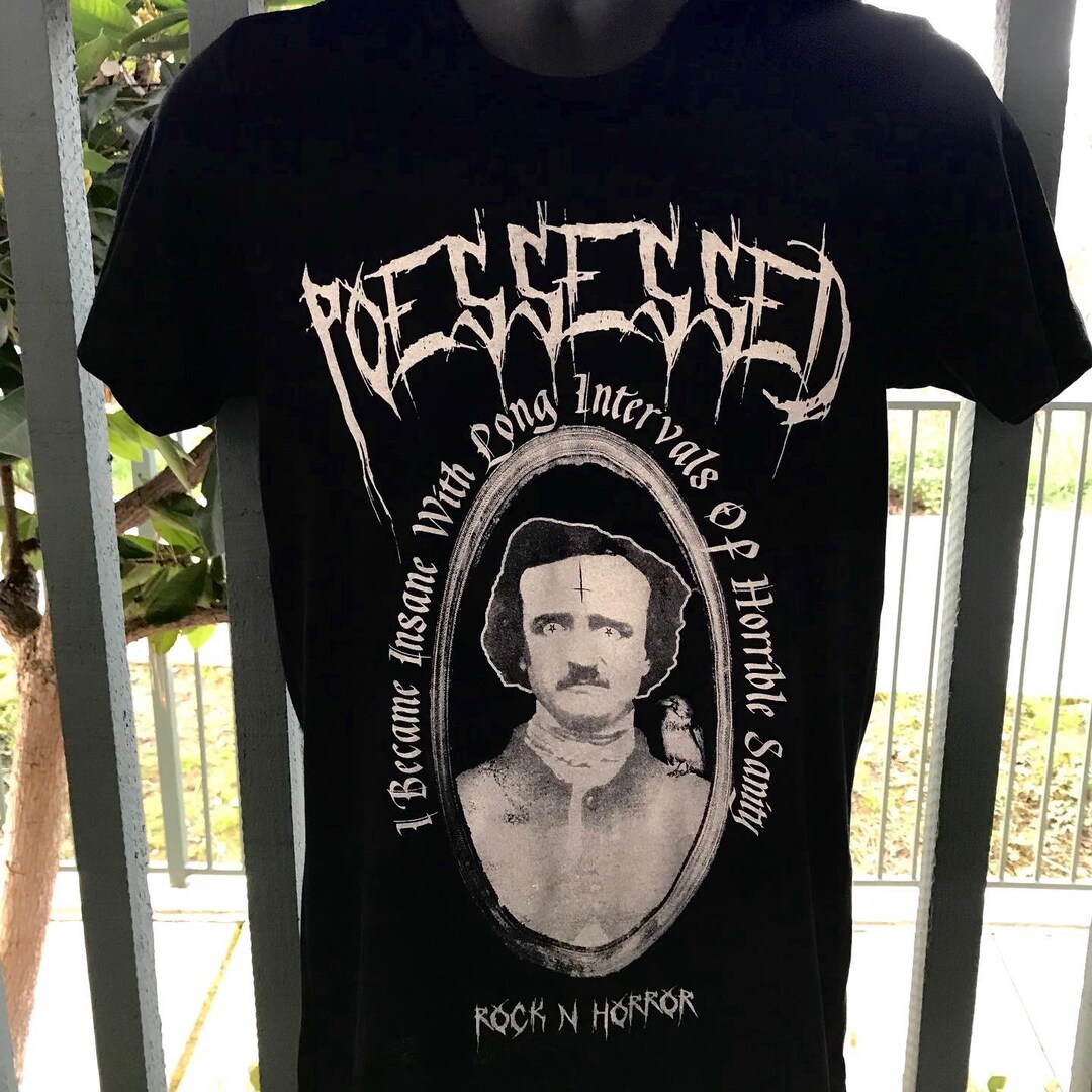 POESSESSED Edgar Allan Poe Tee - Etsy