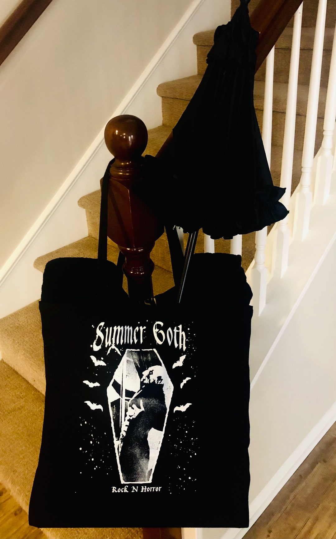 Summer Goth Jumbo Beach Tote - Etsy