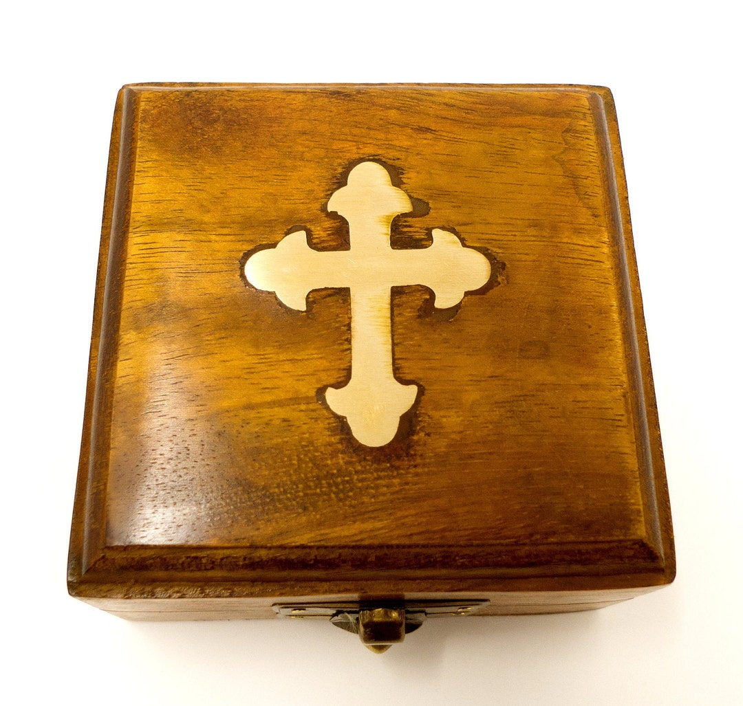 Engraved Compass & Wooden Box: Baptism, Confirmation Gift - Etsy