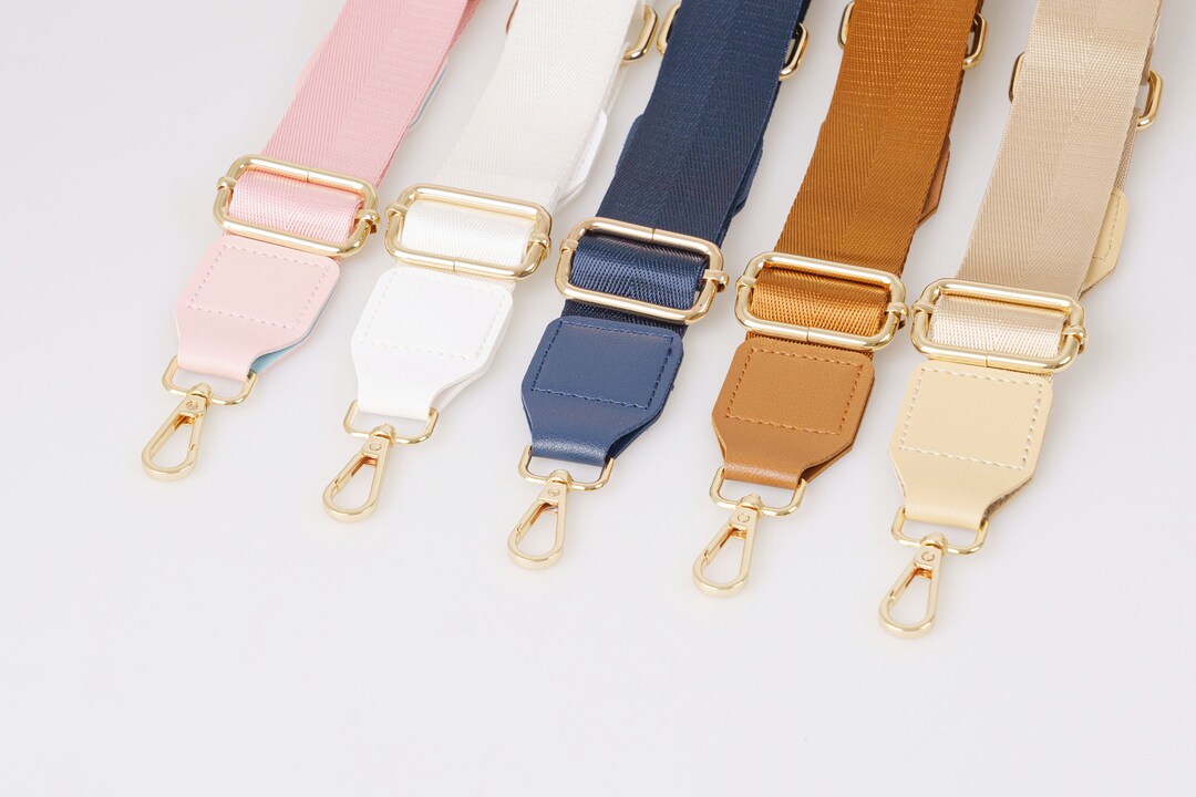 Pink White Color Shoulder Strap Changeable Straps, Crossbody Bag strap ...