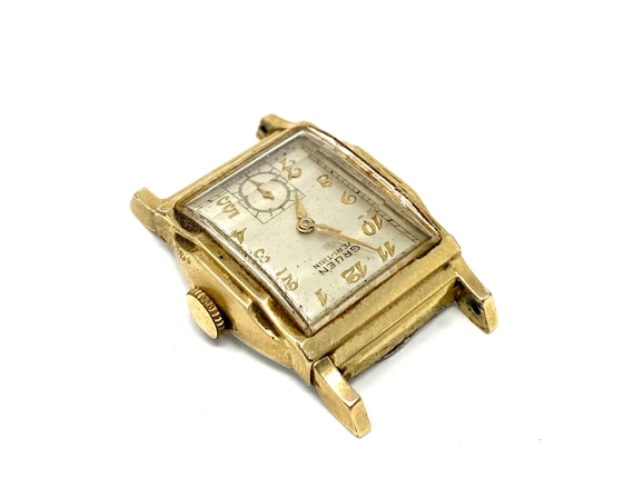Antique Gruen Curvex Precision Gold Filled Men’s Wris… - Gem