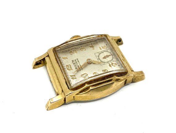 Antique Gruen Curvex Precision Gold Filled Men’s Wris… - Gem