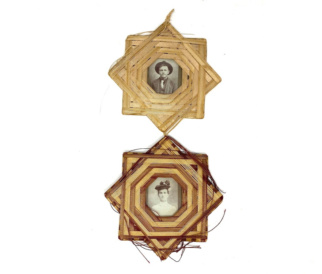 Antique Victorian String Thread Frames With Photos, 19th Century Thread ...