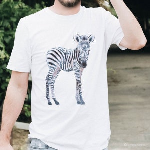 Zebra Kids T-shirt, Girl Safari Animal Shirt, Baby Shower Gift, Boy T ...