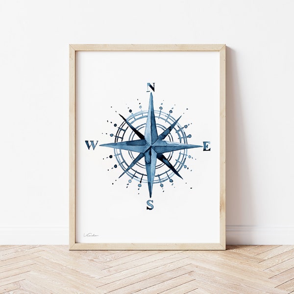 Nautical Compass Wall Decor - Etsy