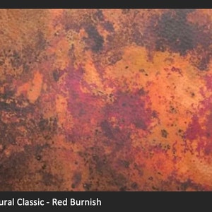 Range Hood, Durango Collection, Shown in Natural Classic Red Burnish - Etsy