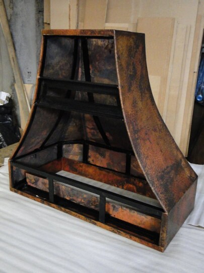 Range Hood, Durango Collection, Shown in Natural Classic Red Burnish - Etsy