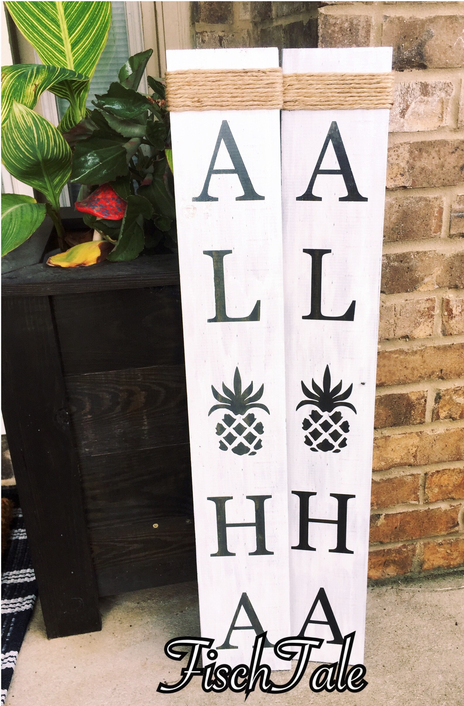 Pineapple Welcome Sign Welcome Pineapple Sign Welcome - Etsy