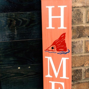 Redfish Home Sign - Salt Water Fishing - Fisherman Present - Fishing ...