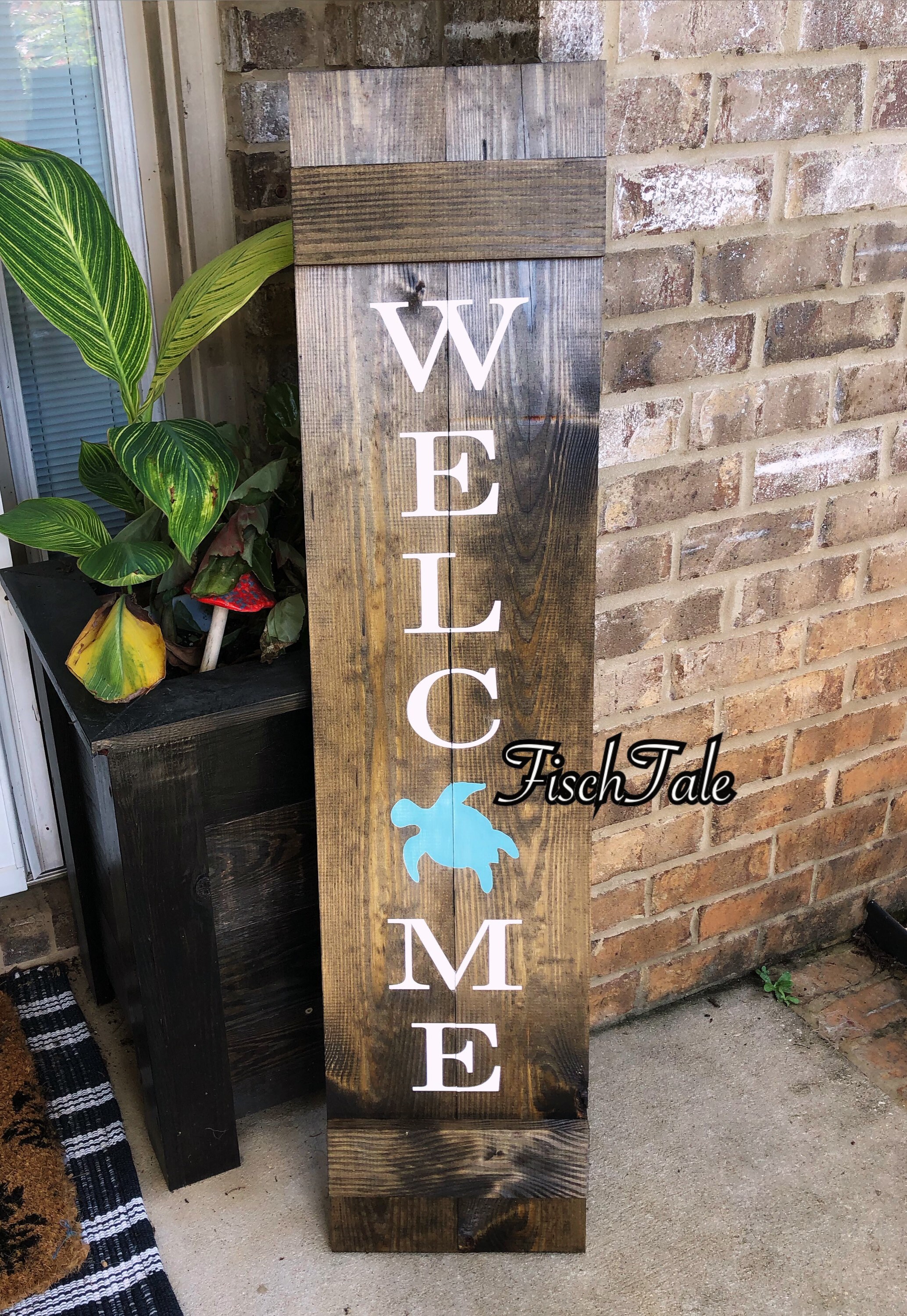 Shutter Style Home Sign Turtle Symbol Shell Country | Etsy