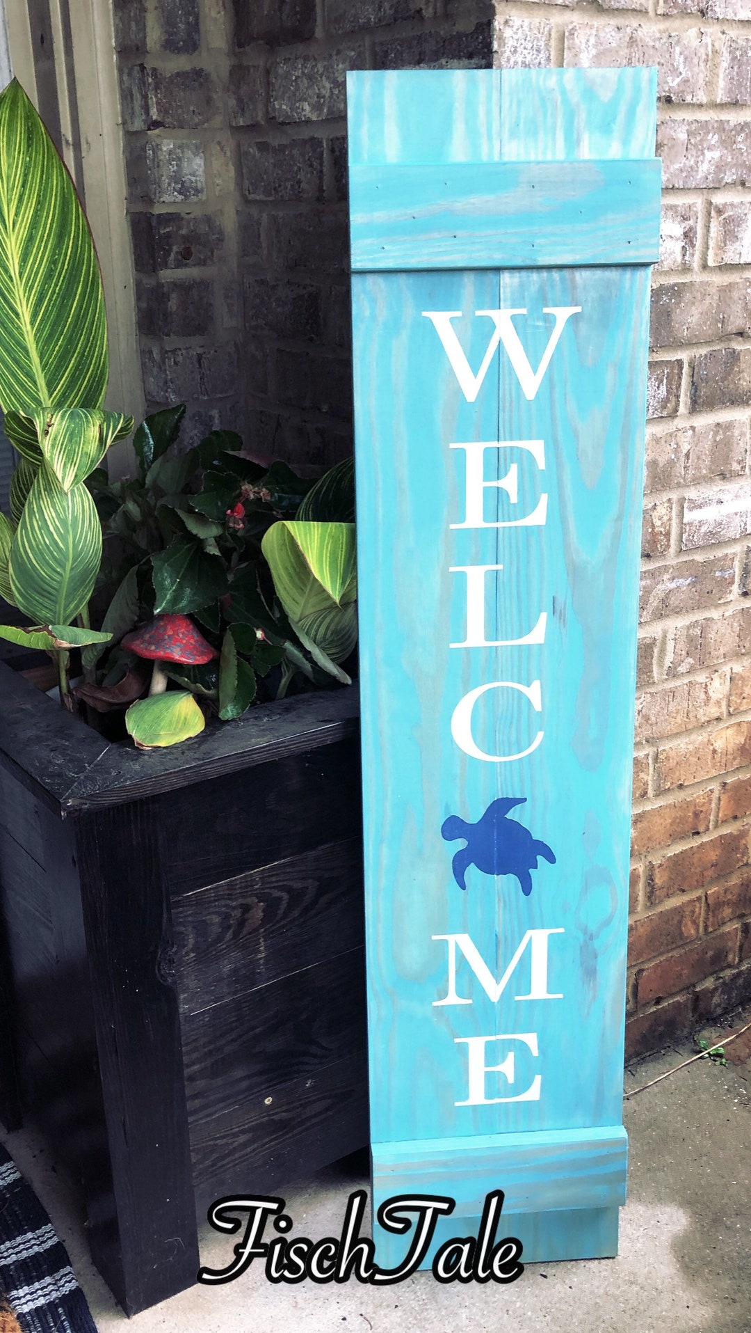 Shutter Style Home Sign - Turtle Symbol - Shell - Country - Any Symbol ...