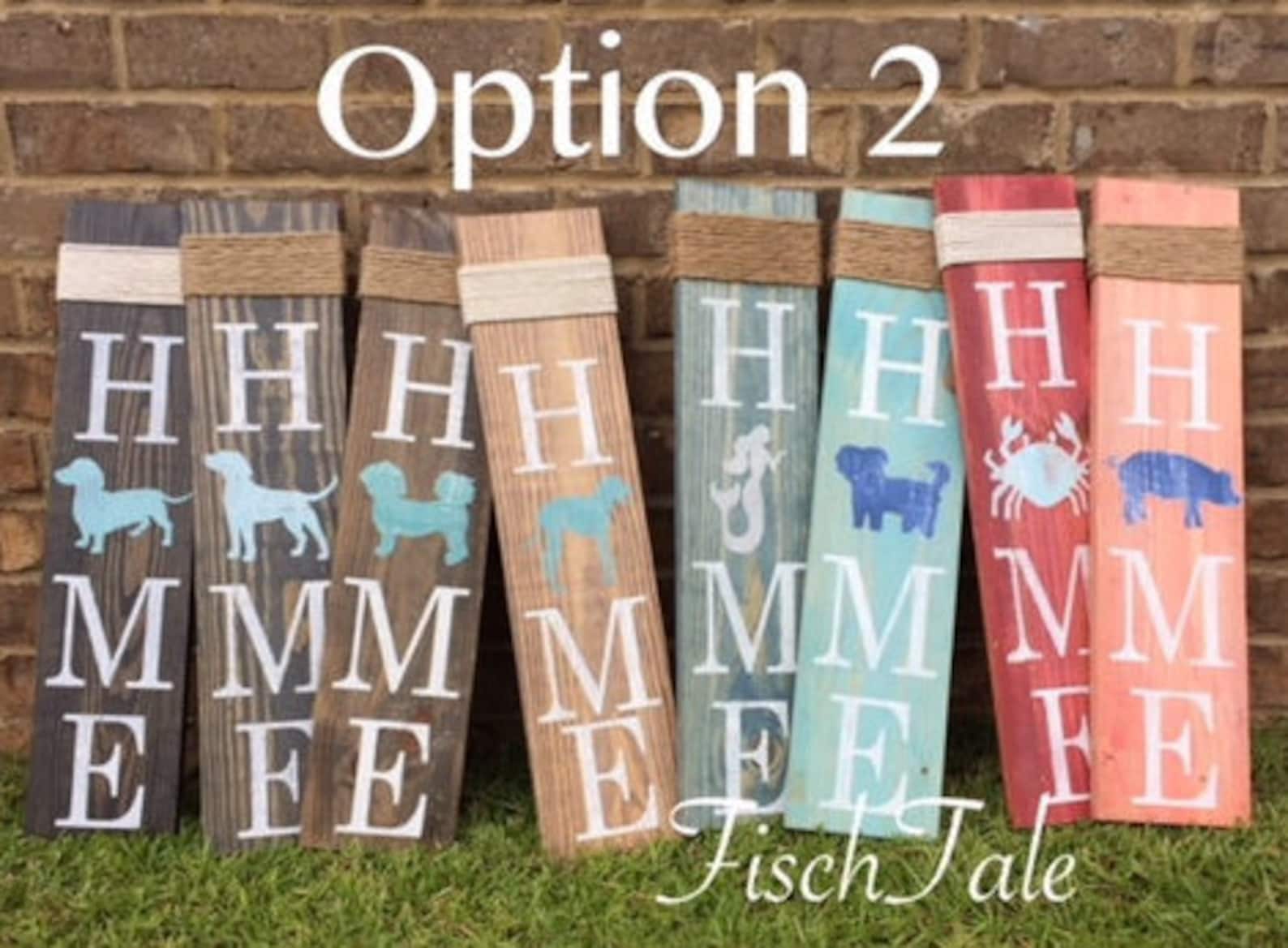 Fish Home Sign Welcome Fish Sign Home With Fish Wooden | Etsy