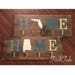State Brag Board Photo State Hanger Art Display Rustic State Sign With ...