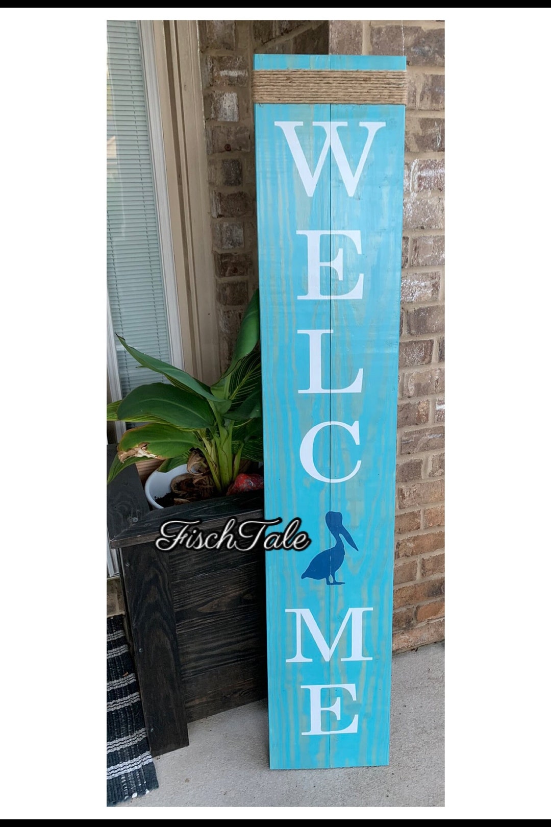 Large Welcome Shutter Sign With Pelican Symbol - Welcome - Any Symbol ...