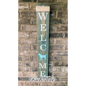 Lab Welcome - Labrador Welcome Sign - Rustic Dog Decor - Welcome Lab ...