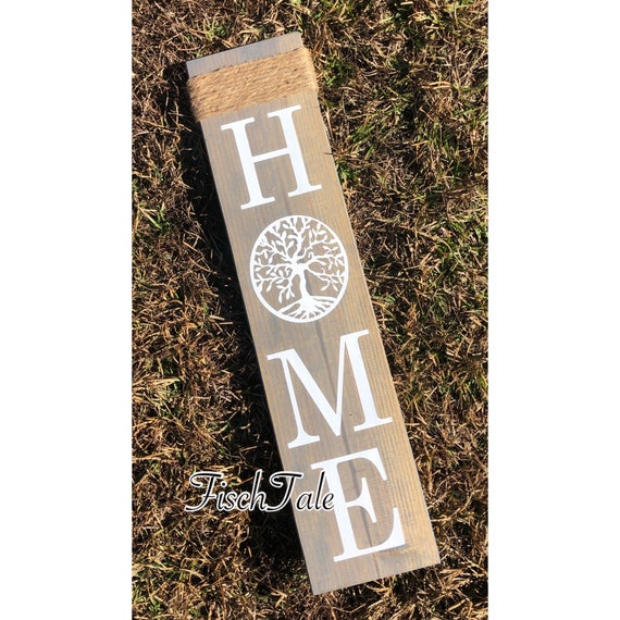 Tree of Life Home Sign Tree House Sign Personalized Home | Etsy