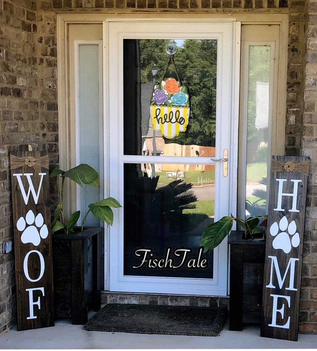 Large home Sign with symbol state Welcome Wood Sign any | Etsy