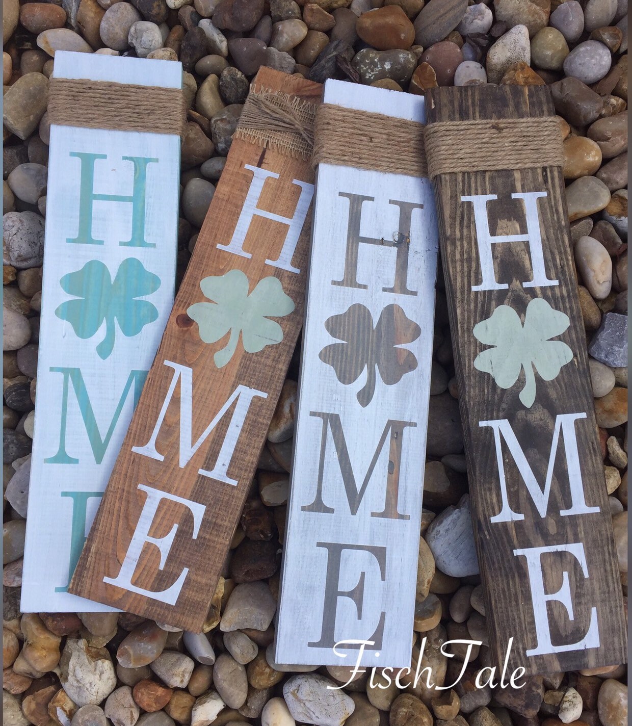 Shamrock Home Sign Welcome Clover Sign Home Sign With | Etsy