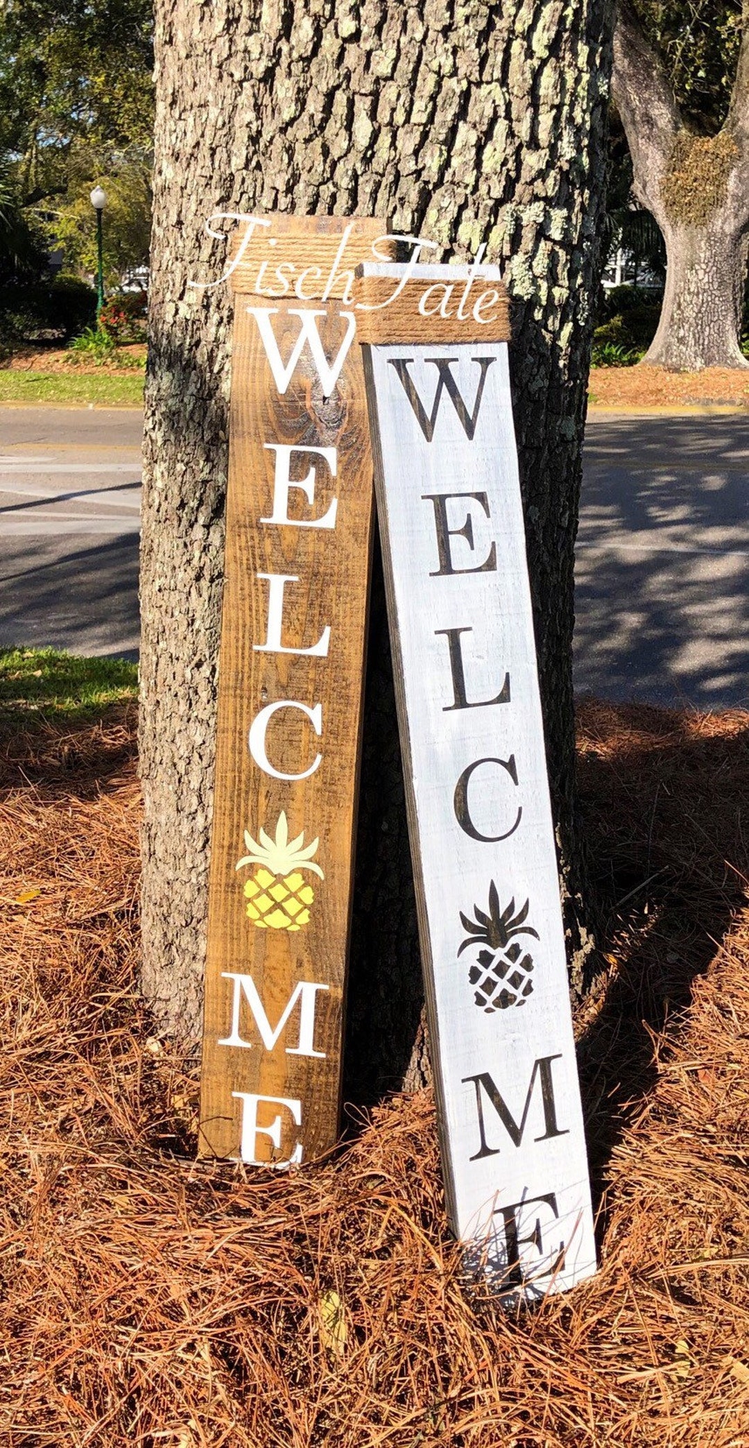 Pineapple Welcome Sign - Welcome - Pineapple Sign - Welcome Sign With ...