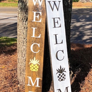 Pineapple Welcome Sign - Welcome - Pineapple Sign - Welcome Sign With ...