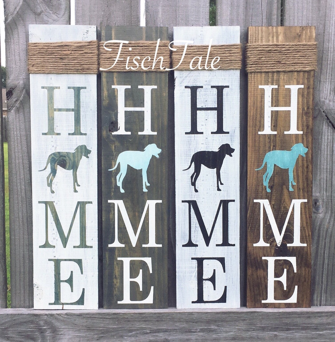 Great Dane Sign - German Mastiff Dog Sign - Great Dane Home Sign - Dog ...