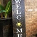 Aloha Welcome Sign Welcome Hawaiian Sign Aloha Sign With - Etsy