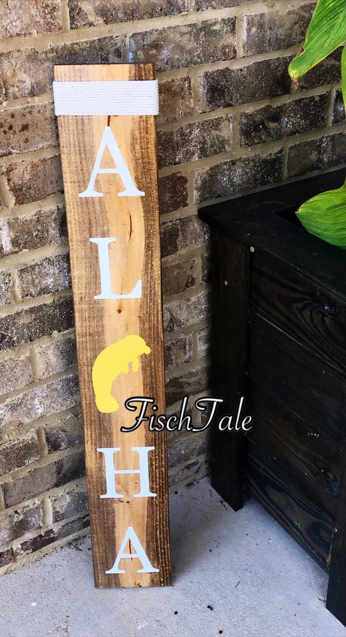 Aloha Welcome Sign Welcome Hawaiian Sign Aloha Sign With | Etsy