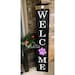 Large Welcome Shutter Style Sign With Paw Print Symbol Any - Etsy