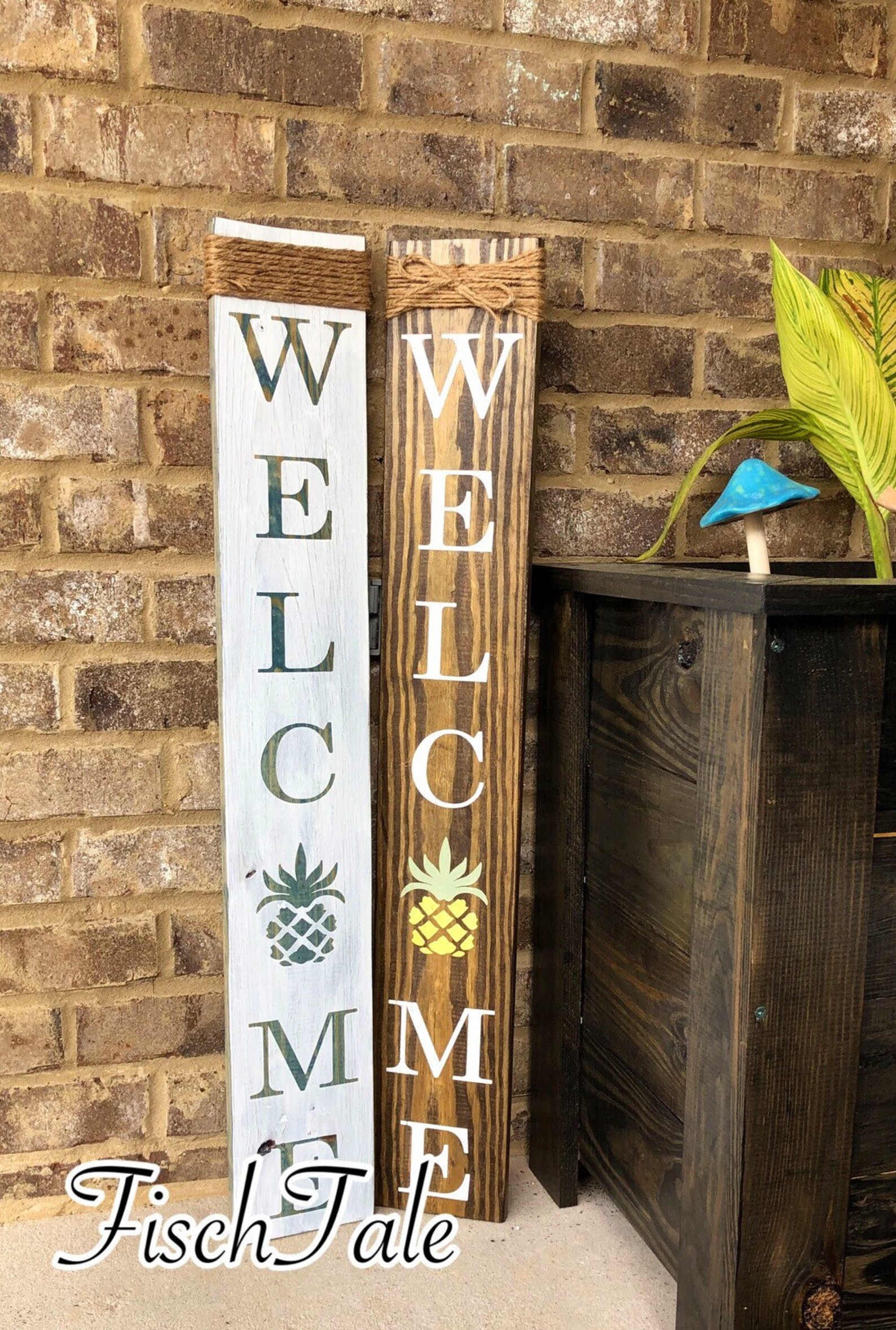 Pineapple Welcome Sign Welcome Pineapple Sign Welcome - Etsy