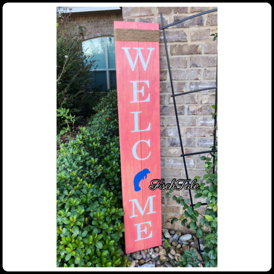 Large Welcome Shutter Sign With Pelican Symbol - Welcome - Any Symbol ...