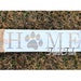 Horizontal Symbol Sign Dog Home Sign Rustic Dog Sign Paw - Etsy