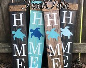 Turtle Home Sign Welcome Turtle Sign Home Sign With - Etsy