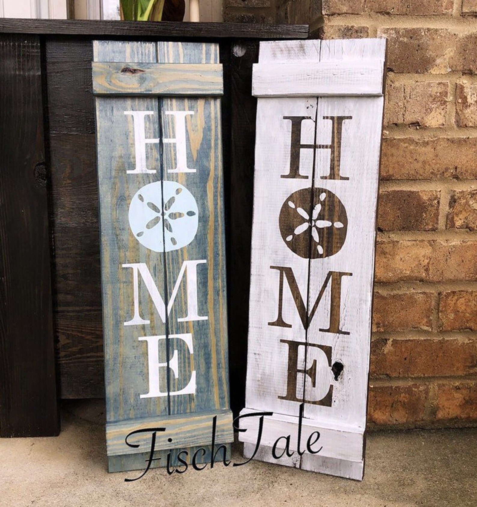 Shutter Style Home Sign Any Symbol Nautical Country - Etsy