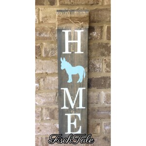 Donkey Home Sign - Welcome - Donkey Sign - Home Sign With Donkey ...